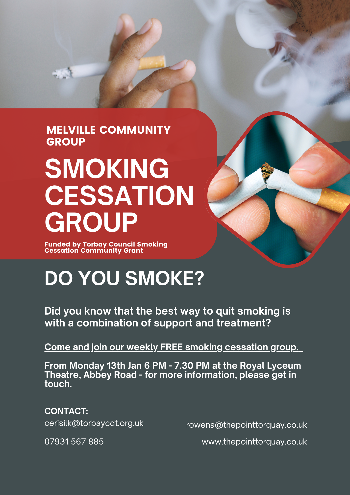 Quit for Good: Melville’s Smoking Cessation Group Starts in January ...